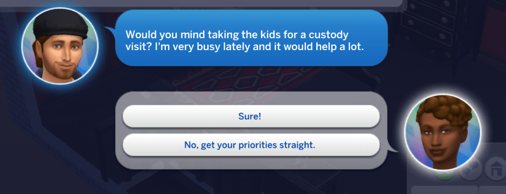 Custody & Permanent Separations – a Sims 4 Mod – Lumpinou's Sims 4 mods