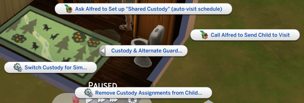 Custody & Permanent Separations – a Sims 4 Mod – Lumpinou's Sims 4 mods