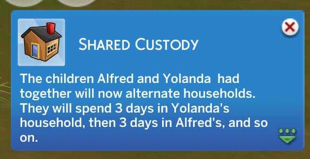 Custody & Permanent Separations – a Sims 4 Mod – Lumpinou's Sims 4 mods