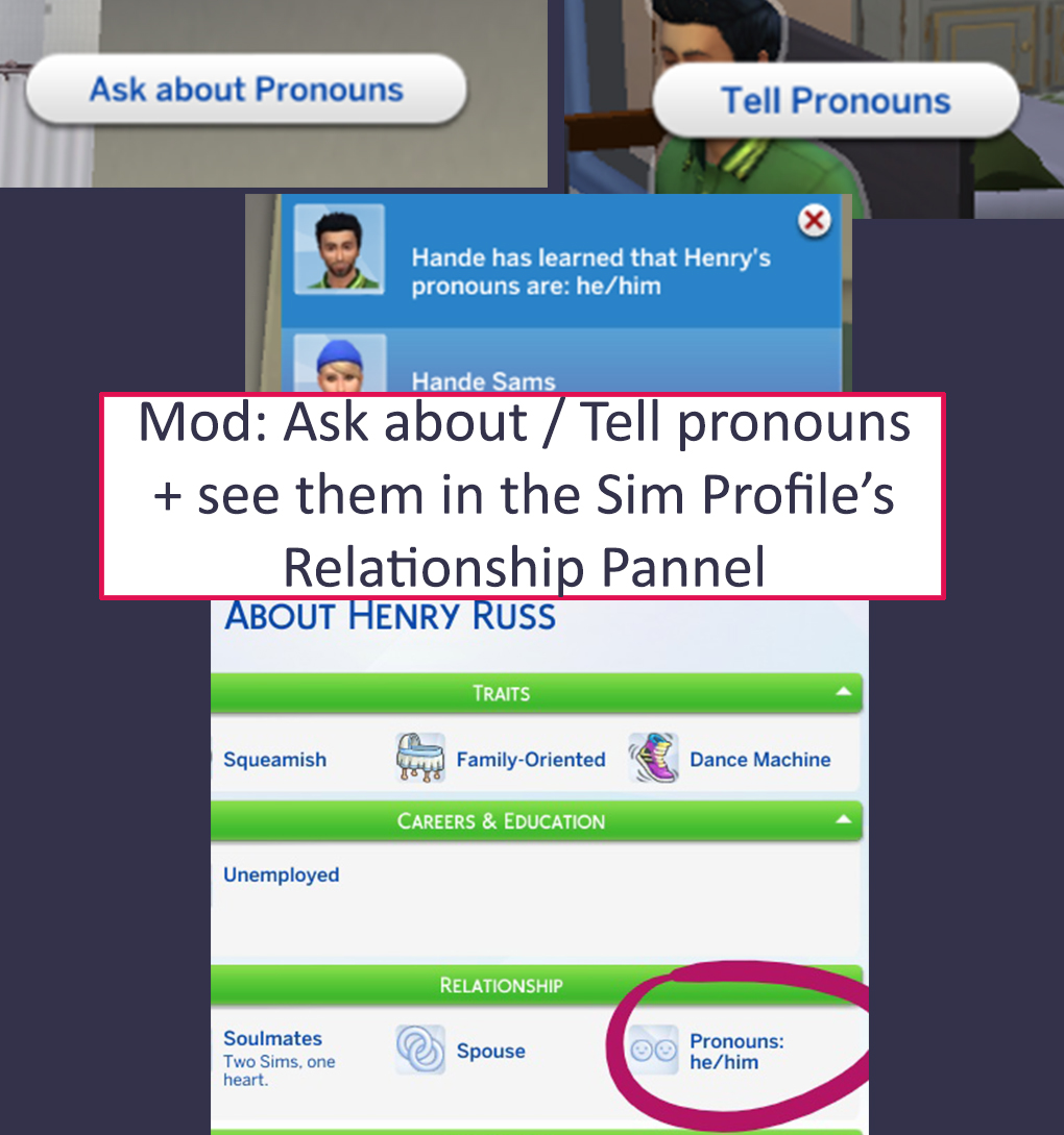 Lumpinou’s LGBTQIA+ / Gender & Orientation Overhaul Mod (Sims 4 ...