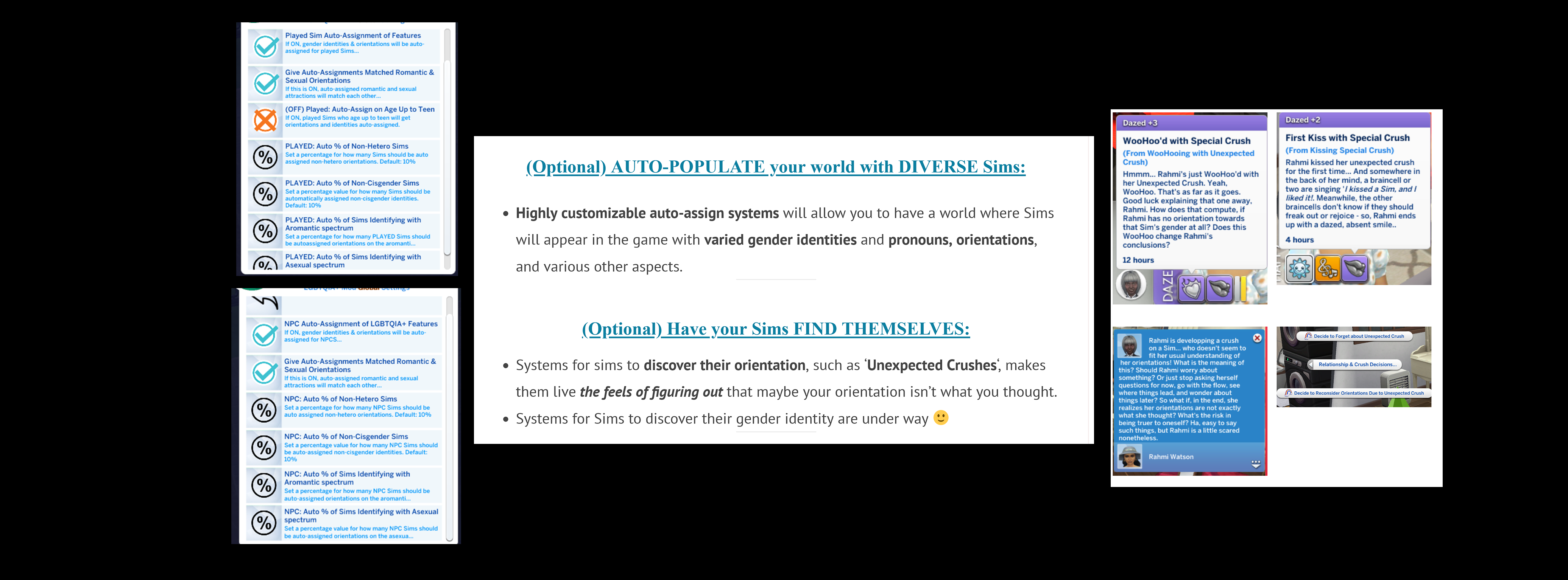 Lumpinou’s LGBTQIA+ / Gender & Orientation Overhaul Mod (Sims 4 ...