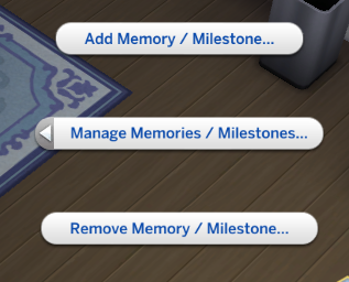 Memory Panel: a Sims 4 Mod for Lifelong Memories – Lumpinou's Sims 4 mods