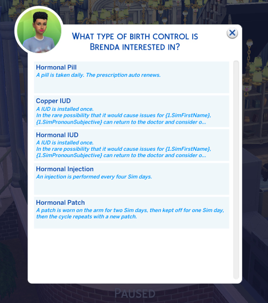Fertility and Protection – a Sims 4 mod – Lumpinou's Sims 4 mods