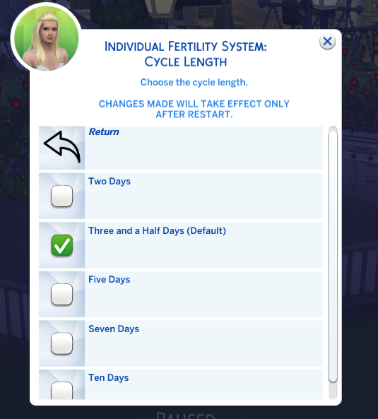 Fertility and Protection – a Sims 4 mod – Lumpinou's Sims 4 mods